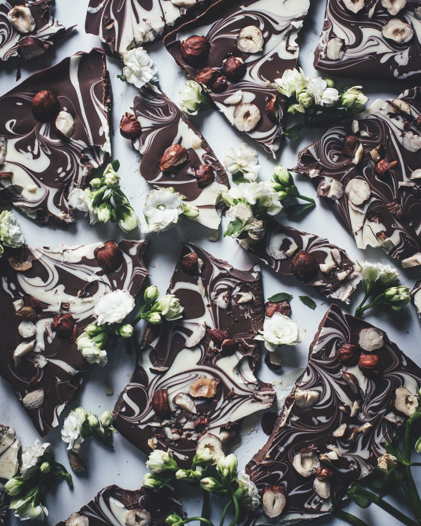 Simple marble chocolate - Nordic Violet